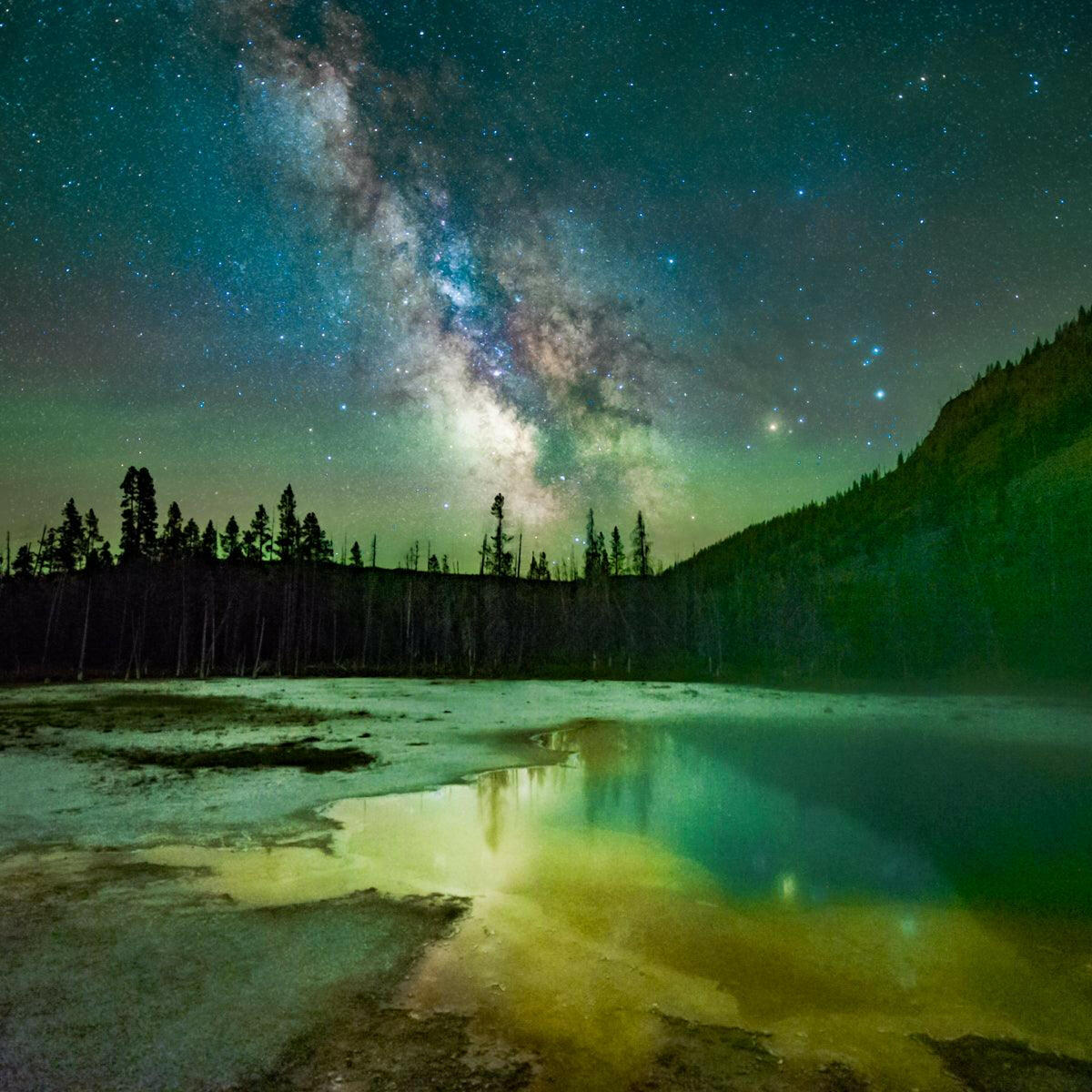 Grand Teton and Yellowstone At Night - 2023